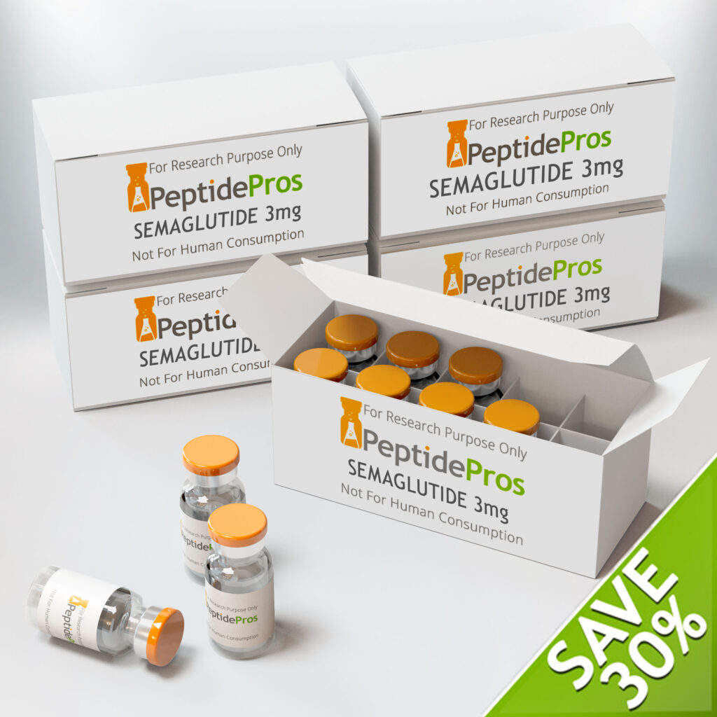 Semaglutide 3mg 50 VIALS AT 30% - Health Peptide Shop